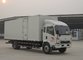 Cheap price SINOTRUK HOWO light duty truck 4 tons RHD euro 2 engine box truck van cargo truck