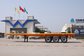 Factory price new flatbed gooseneck container chassis 3 Axles 40 feet 20ft 40ft Shipping Container Flat Bed Flatbed Semi Trailer